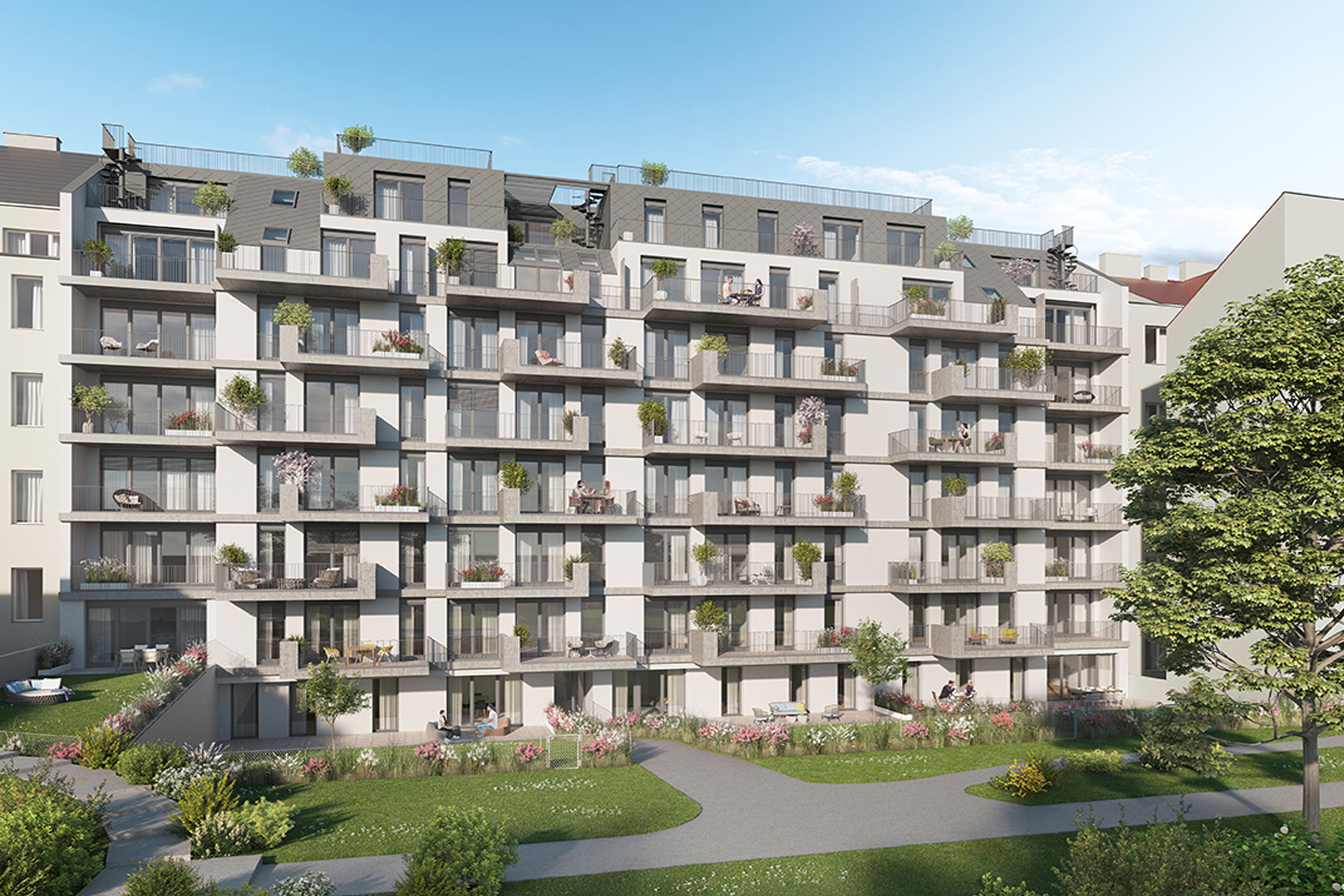Competition Steingasse 11-13 "Parkside Living" Residential Complex - F ...