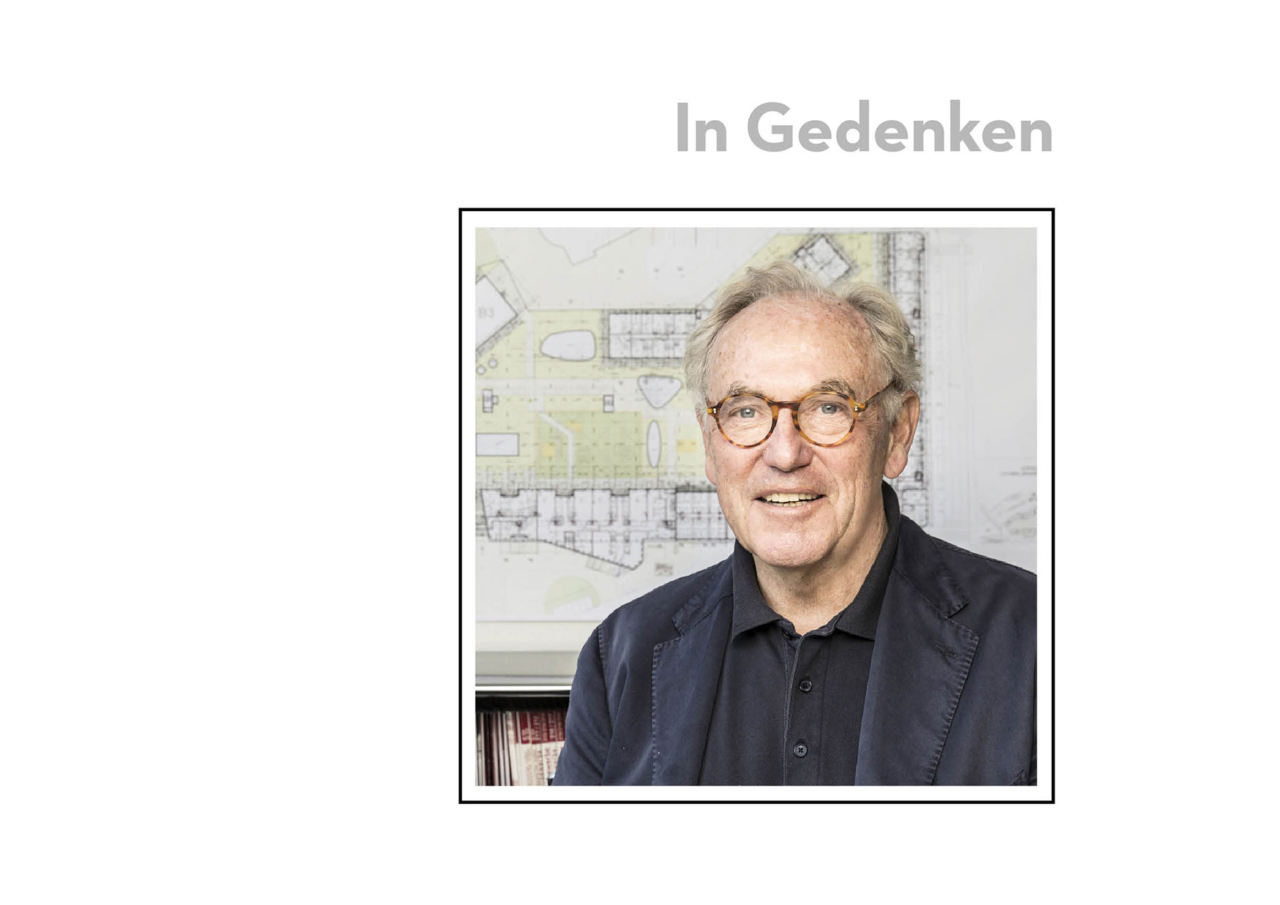 Company founder Sepp Frank - F+P ARCHITEKTEN